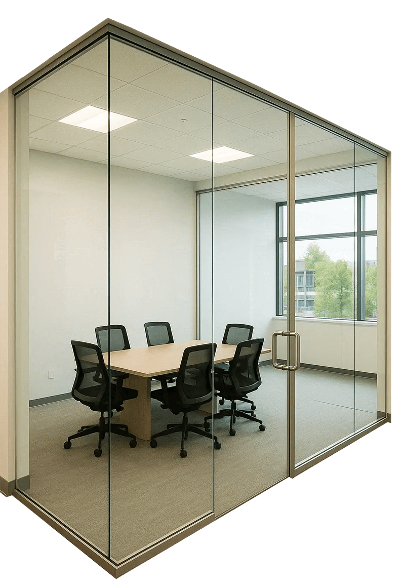 Office And Store-front Glass Partition Wall Sales And Installation ...